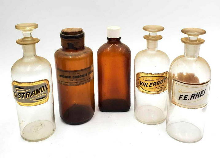 Vintage Chemical Bottles