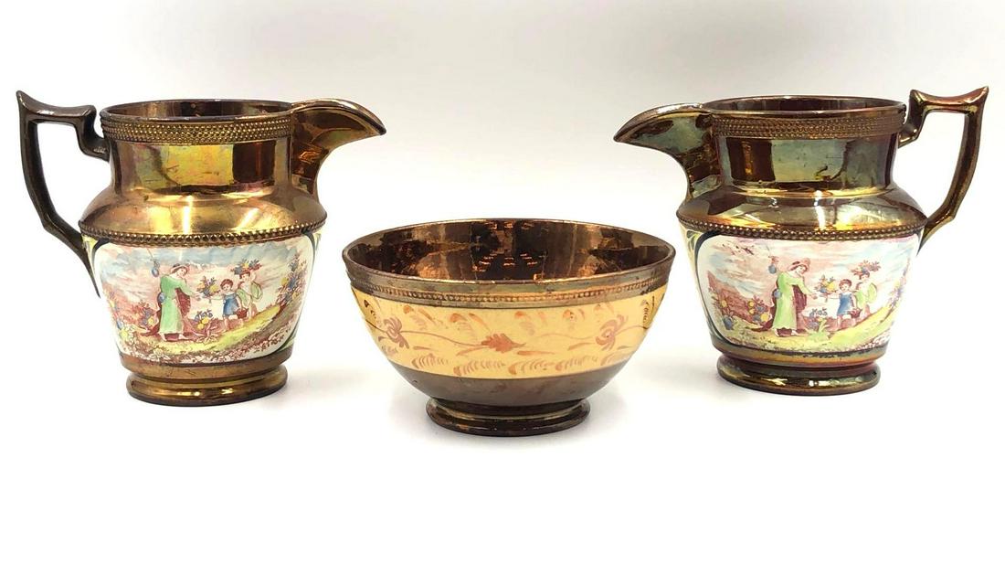 Antique Copper Lusterware