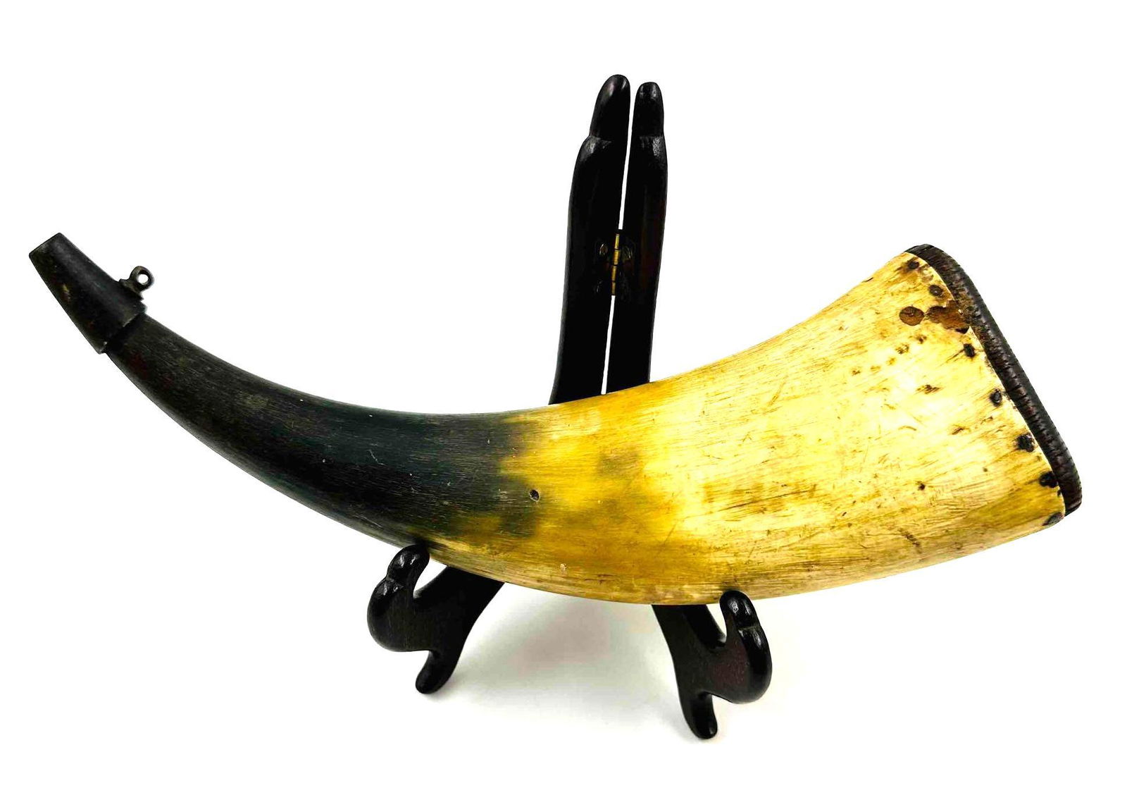 Flat Powder Horn Auction