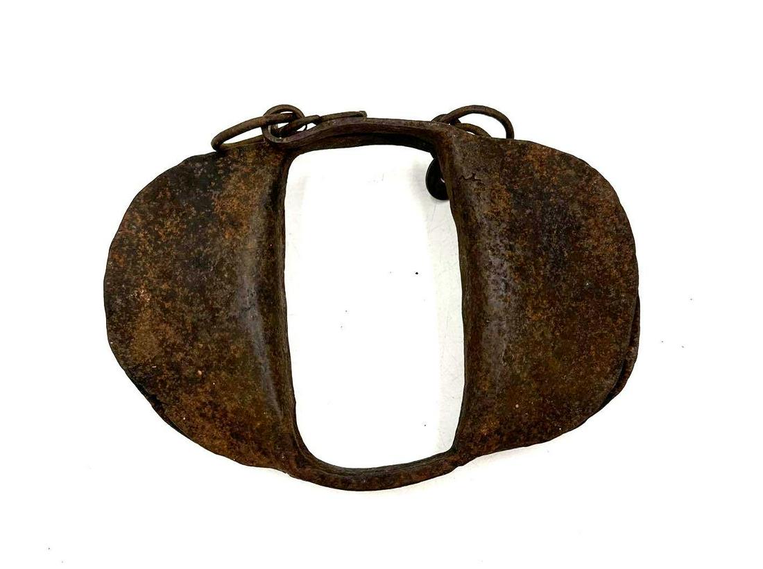Antique 18th Century Slave Shackles Auction