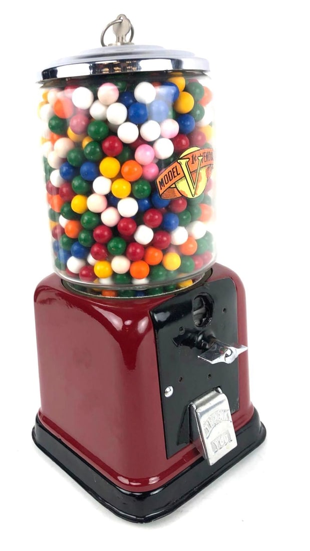 Red Victor Model V Gumball Machine Auction