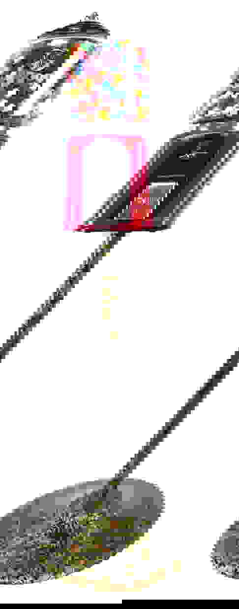 Red Victor Model V Gumball Machine With Stand Auction