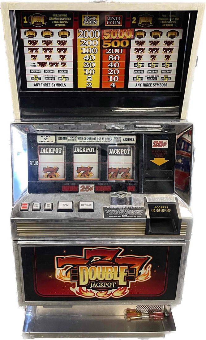 Bally 777 Jack Pot Slot Machine Auction