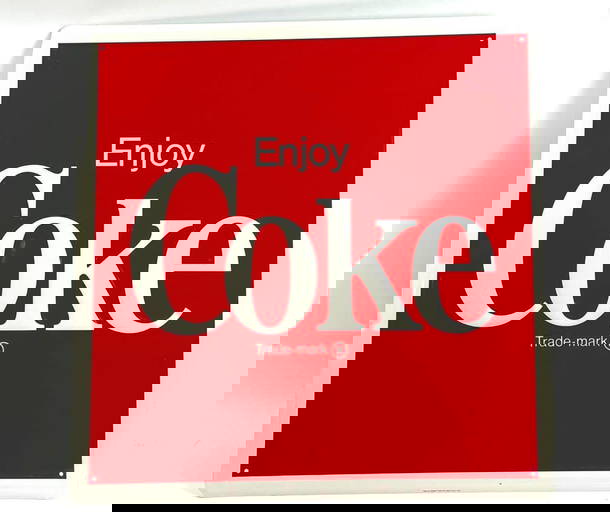 1982 Enjoy Coke Sign