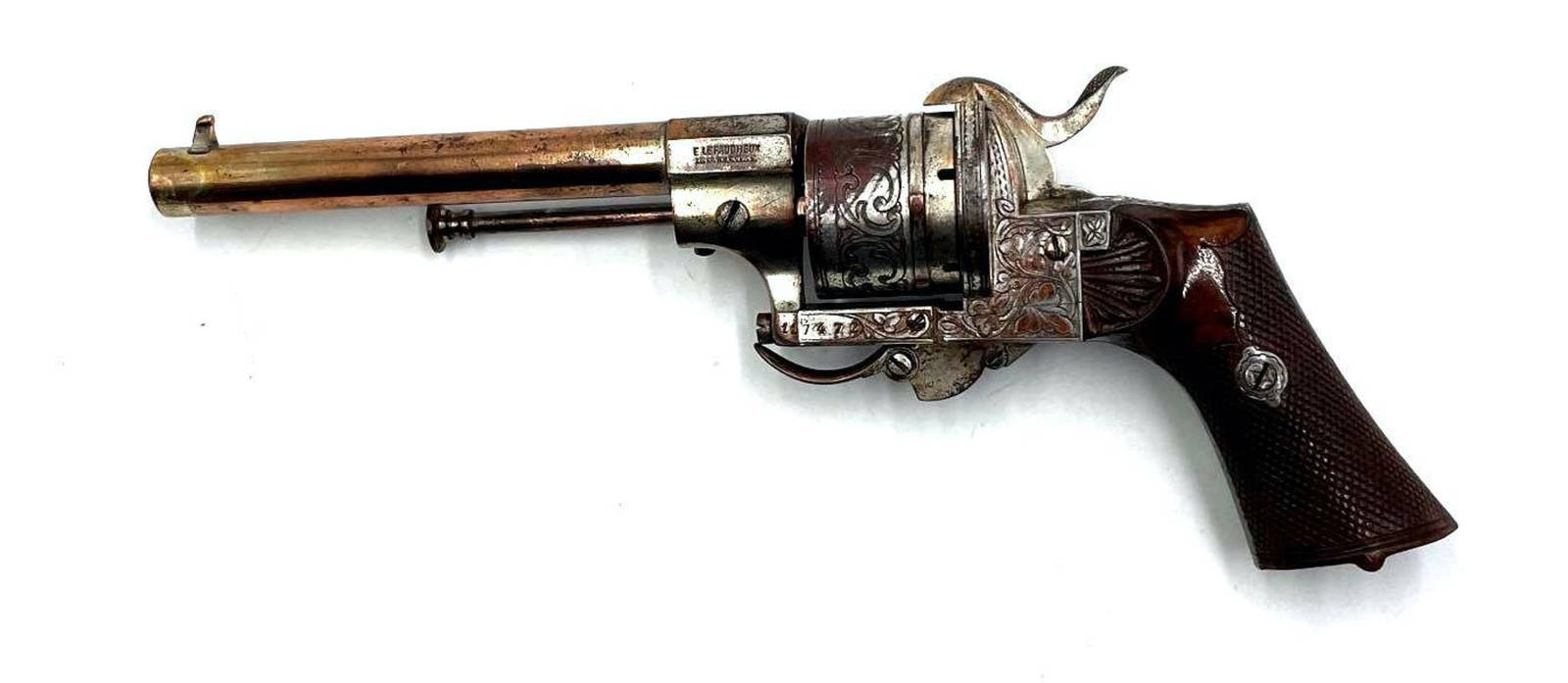 Lefaucheux Folding Trigger Revolver Auction