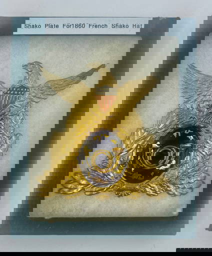 1860 French Shako Hat Plate