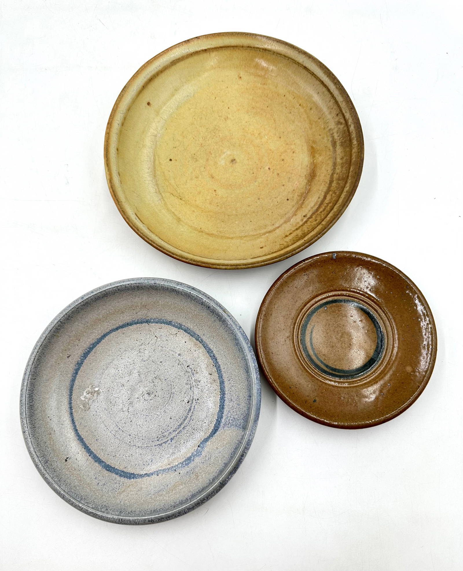 Three Wheel Thrown Plates Auction
