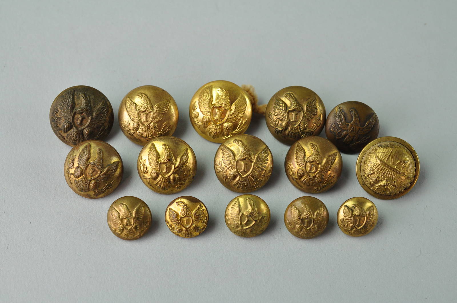 Civil War Brass Buttons Auction