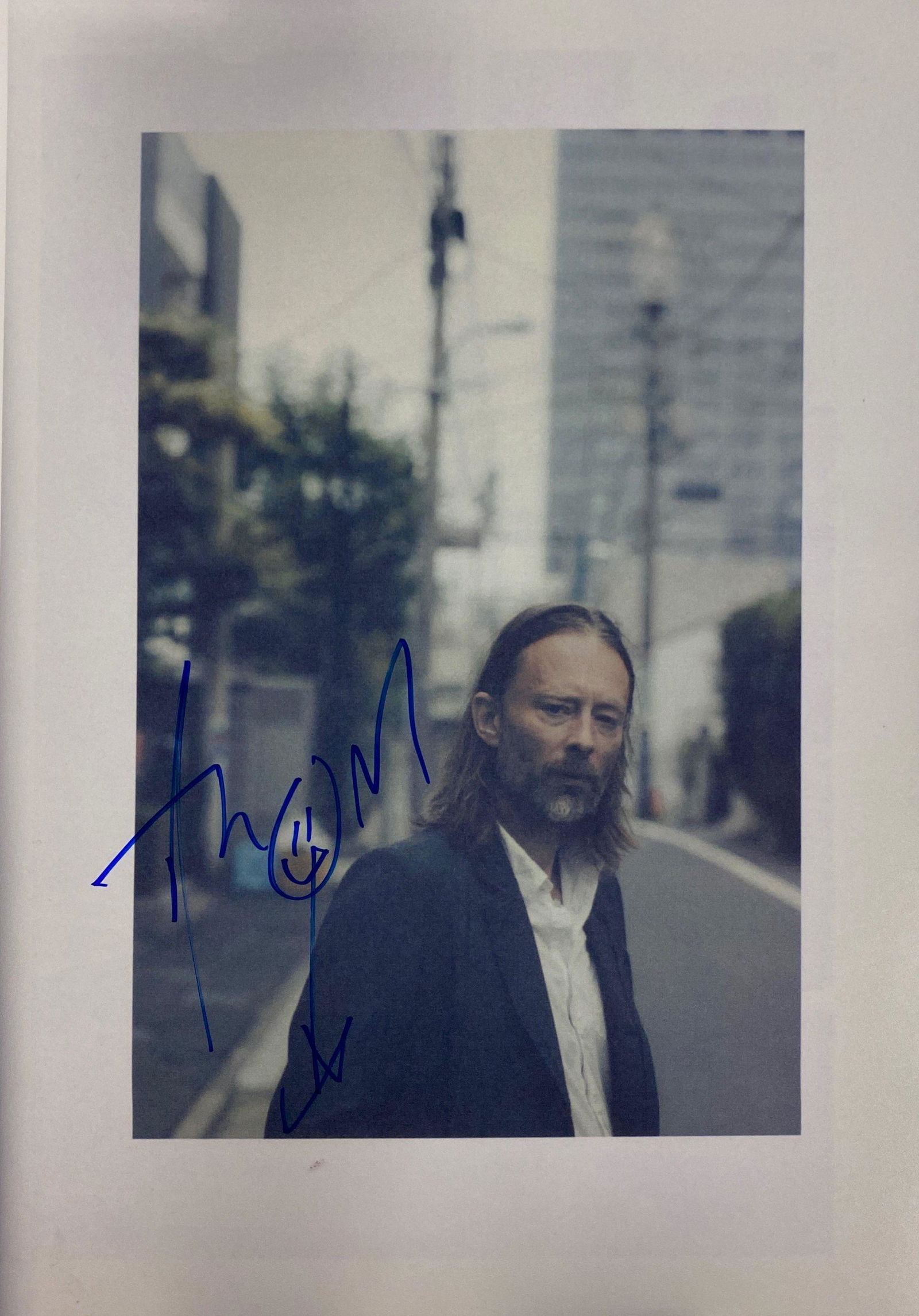 Radiohead Thom Yorke Signed Photo