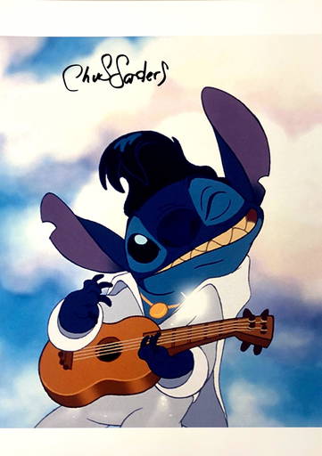 Chris Sanders Autograph Signed Lilo & Stitch Photo