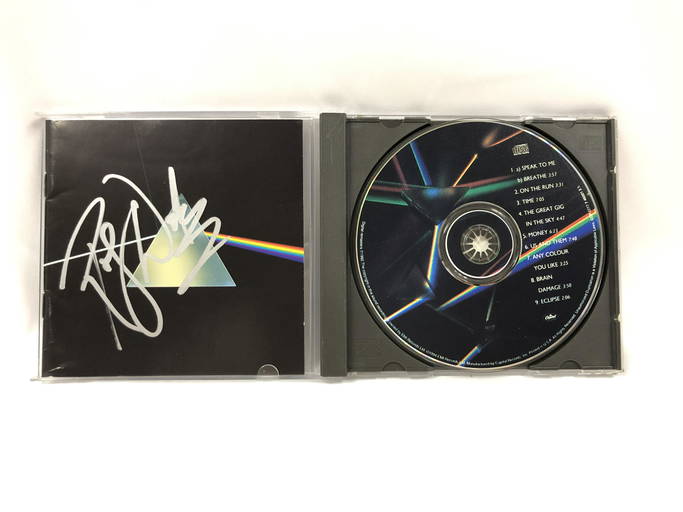 Pink Floyd Autograph Signed Dark Side Of Moon Album