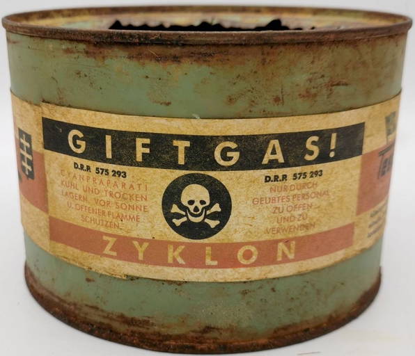 Concentration Camp Zyklon B Canister Gas Holocaust Jew