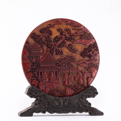 A CHINESE LACQUERWARE ROUND TABLE SCREEN - Sep 12, 2022 | NC Auctioneer ...