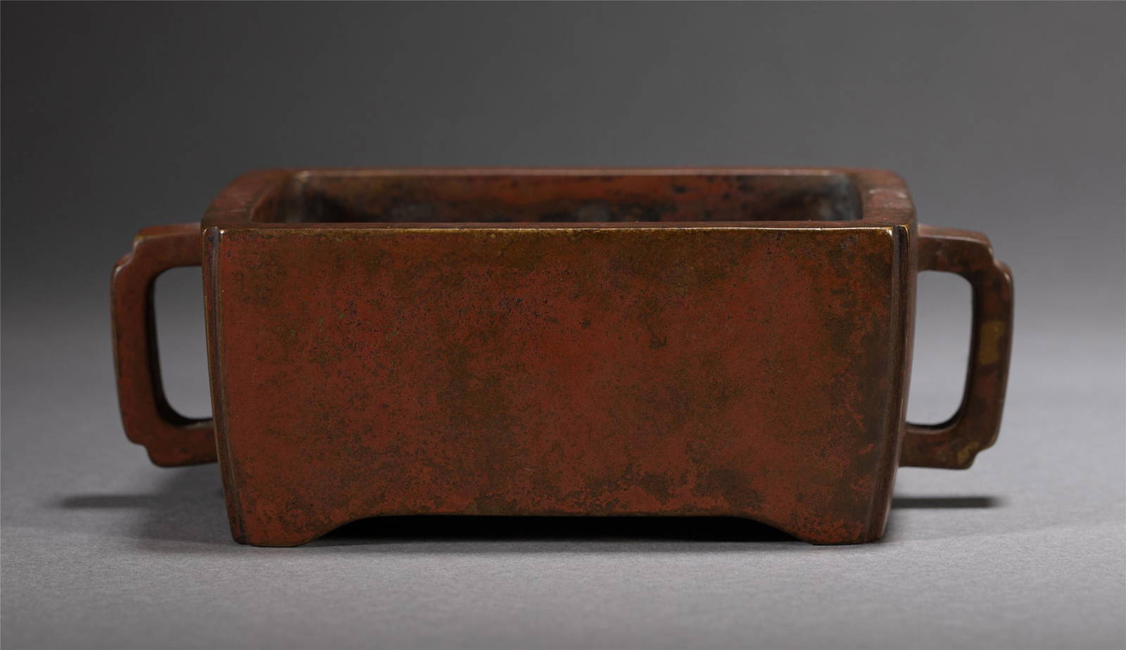 A Chinese Bronze Rectangular Censer Auction