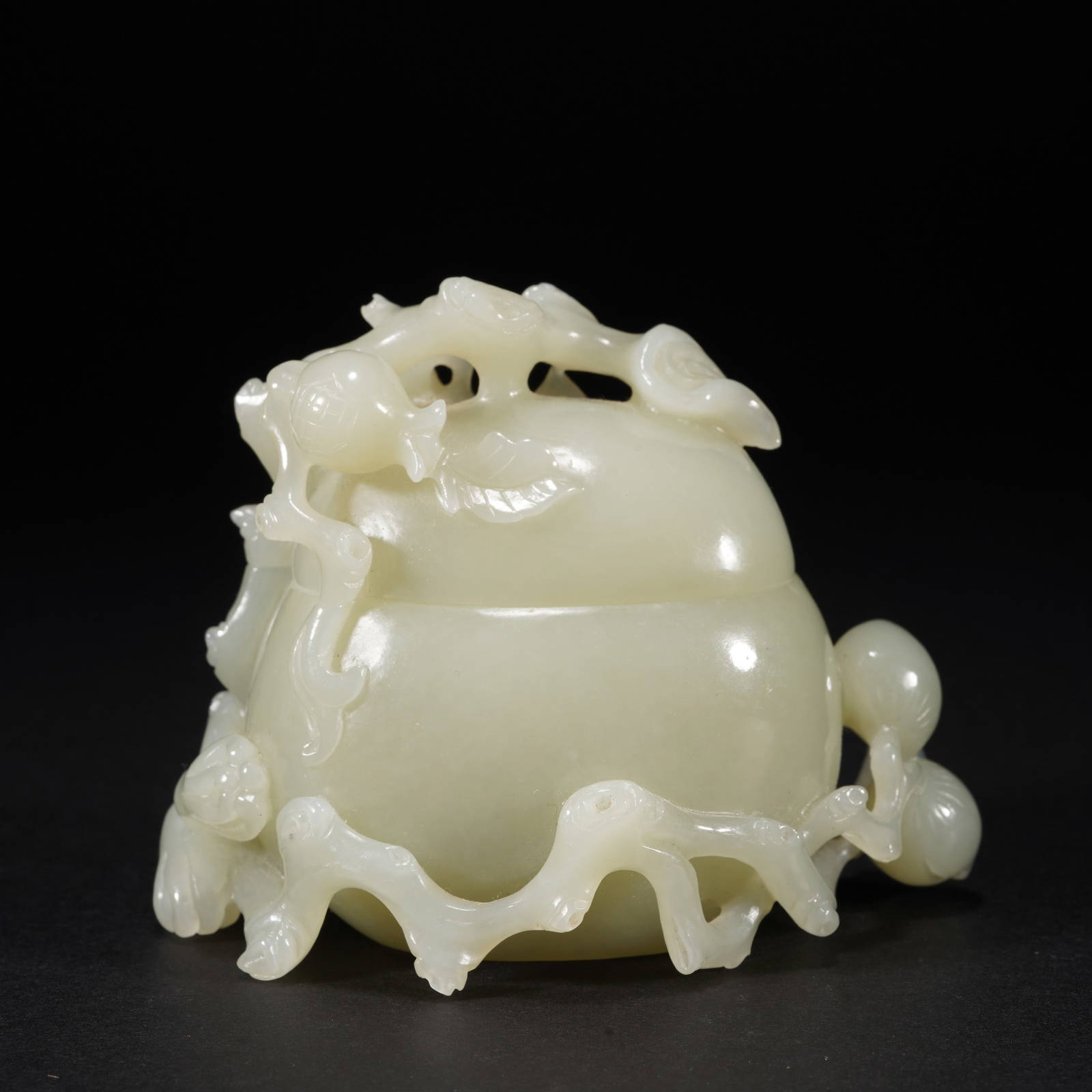 A White Jade Lidded Box Auction