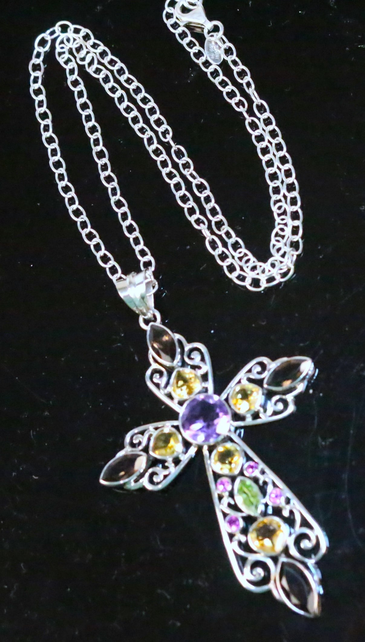 Nicky Butler Sterling Silver Huge Amethyst, Citrine + More Gemstones ...