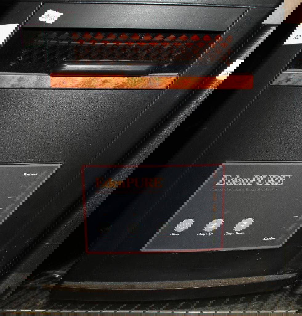 Eden Pure 1000xl Yl-103r Quartz Infrared Portable Heater With Remote ...