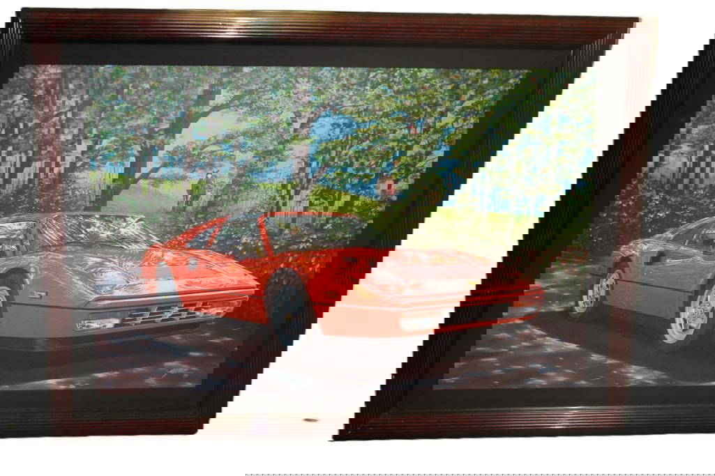 "changing Horses" By Frederick Yohe Ferrari Acrylic On Canvas Framed ...