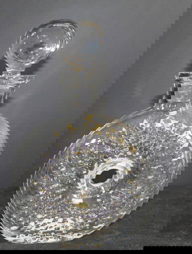 New Atlantis Crystal Algarve Decanter. Made In Portugal