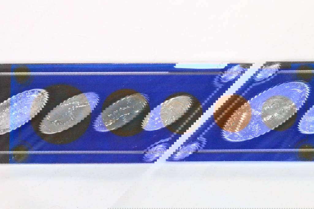 1959 Uncirculated Coin Set 5 Coins In Plastic Case Auction