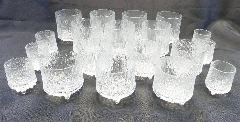 Lot Of Crystal Glassware, Possibly Iittala Ultima Thule Auction