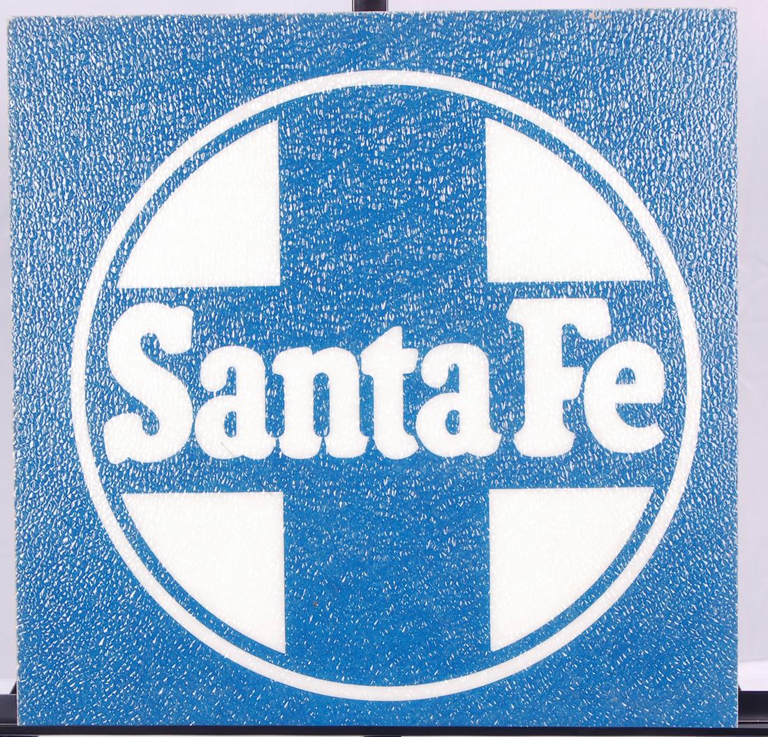 Santa Fe Railroad Fiberglass Herald Sign