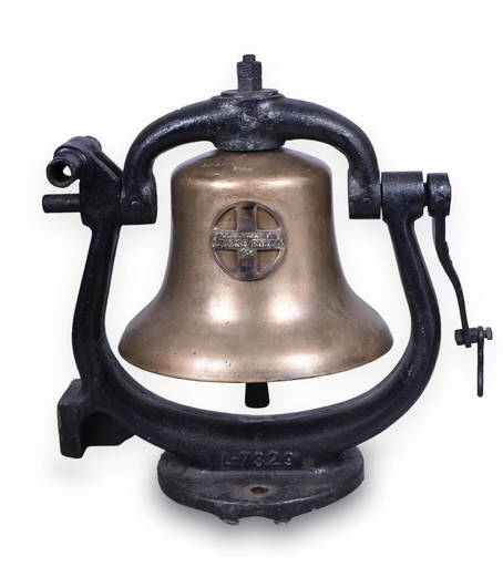 Santa Fe Railroad Steam Locomotive Presentation Bell W/