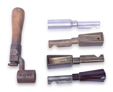 Brass Railroad Locomotive Reverser Handle