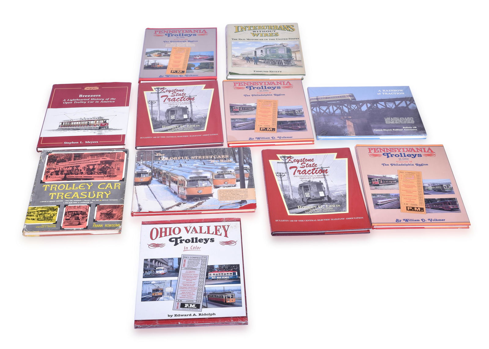 Fifteen Interurban / Traction / Trolley Books