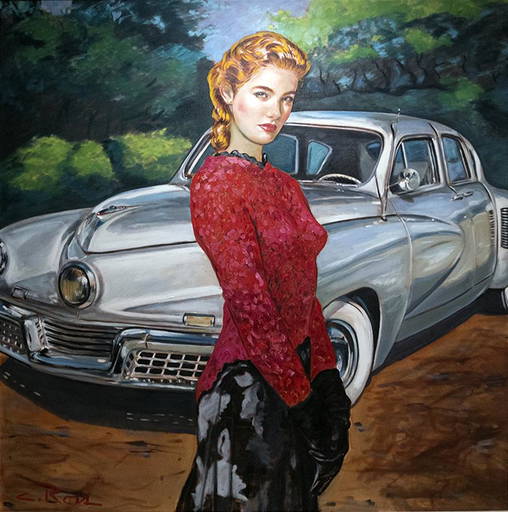 Colleen Ross, "Very Nice Lines", Oil on Canvas - Nov 13, 2021 | Rail ...