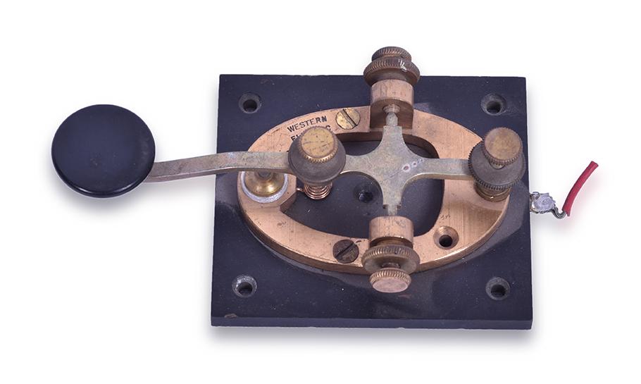 J 38 Telegraph Key, Western Electric Telegraph Key, And