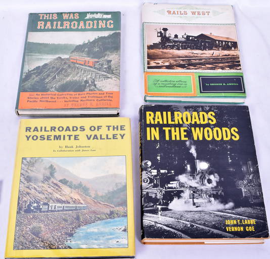 Lot Of Four Logging Railroad Books Abdill, Labbe/goe, Johnston/law