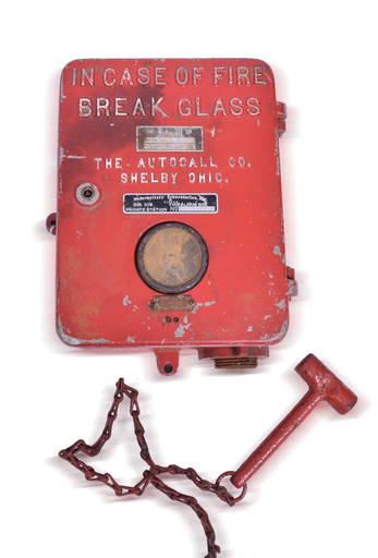 Autocall Type Ma Cast Fire Alarm Box W/ Hammer