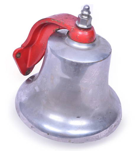 11 3/4" Seagrave Brass Fire Truck Bell W/ Bracket