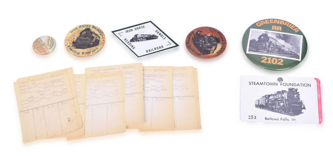 Reading / Iron Horse Rambles Staff Badges and Buttons and Steamtown ...