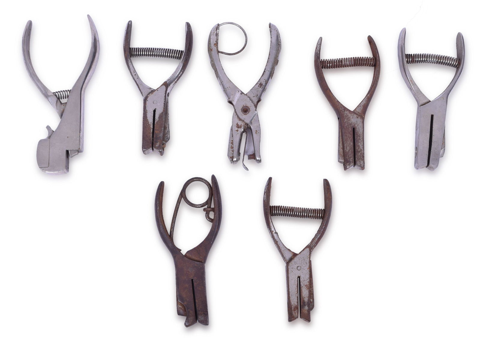 Seven Railroad Ticket Punches - LX, McBee, and McGill (#1485) on Jan 06 ...