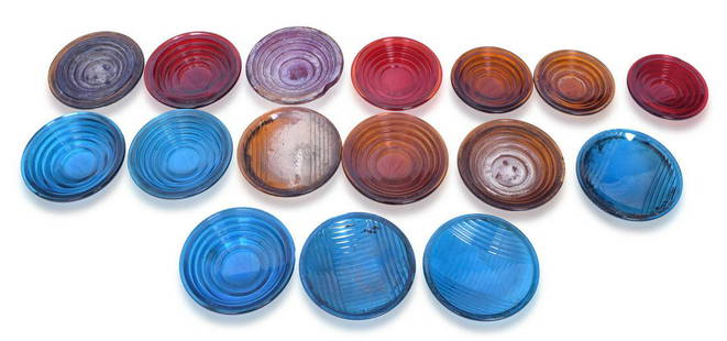 24 Smaller Glass Railroad Signal Lenses