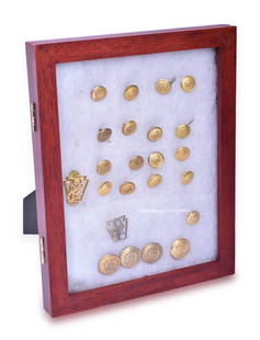 25 Vintage Railroad Train Conductor Uniform Buttons