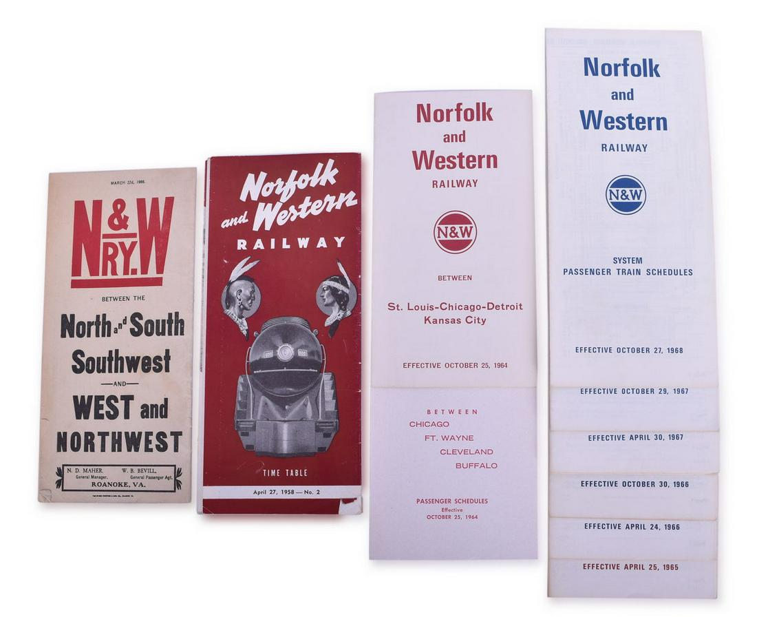 Twenty Northern Railroad Public And Employee Timetables - 1904 To 1968 ...