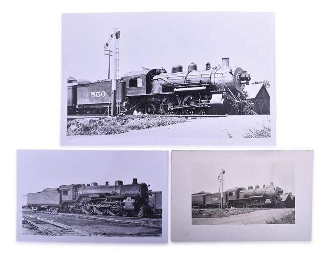 132 Chicago And Alton Railroad Steam Locomotive Photographs