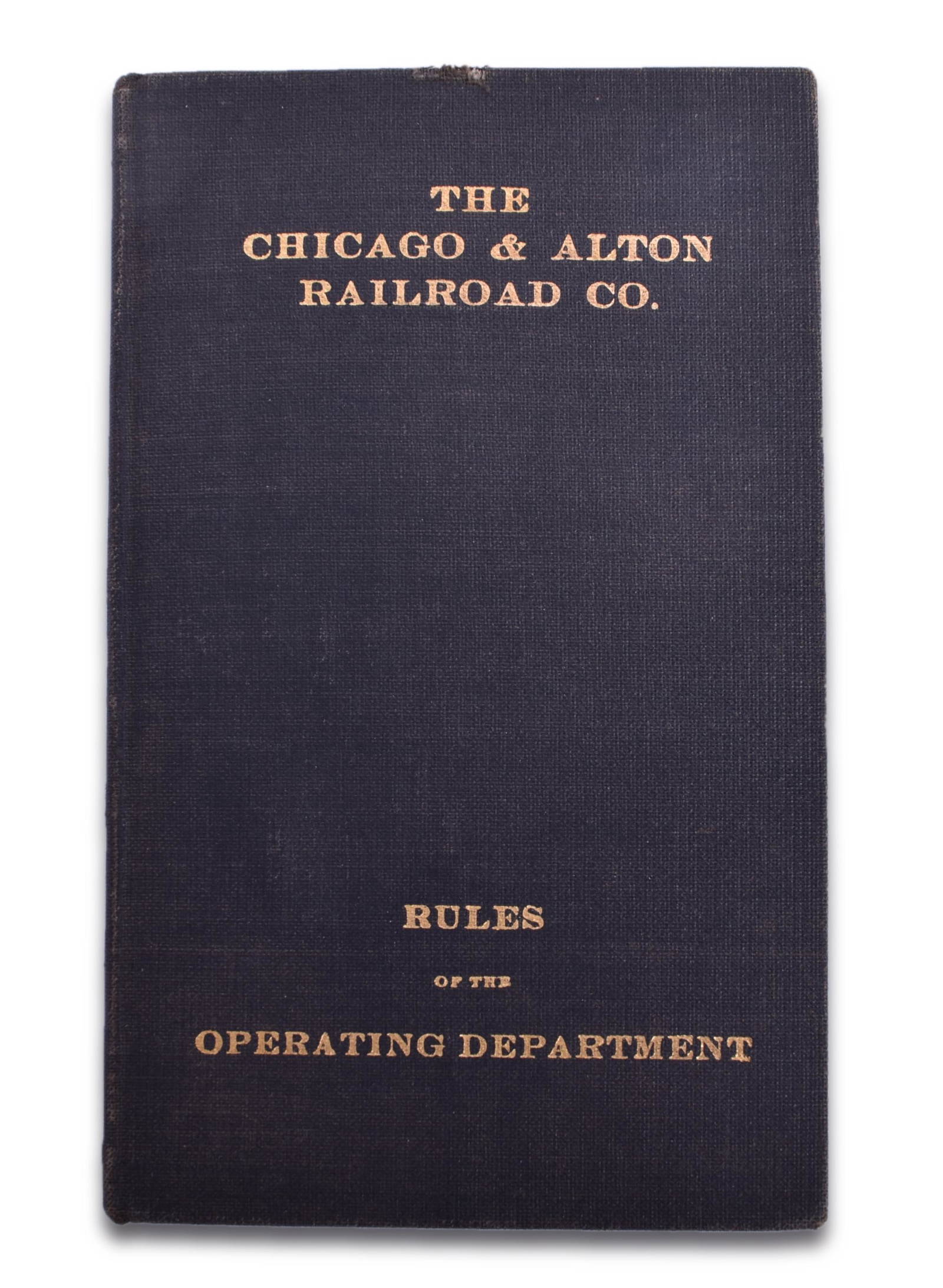 Three Railroad Rules Books And Commissary Instructions - 1922, 1926 ...