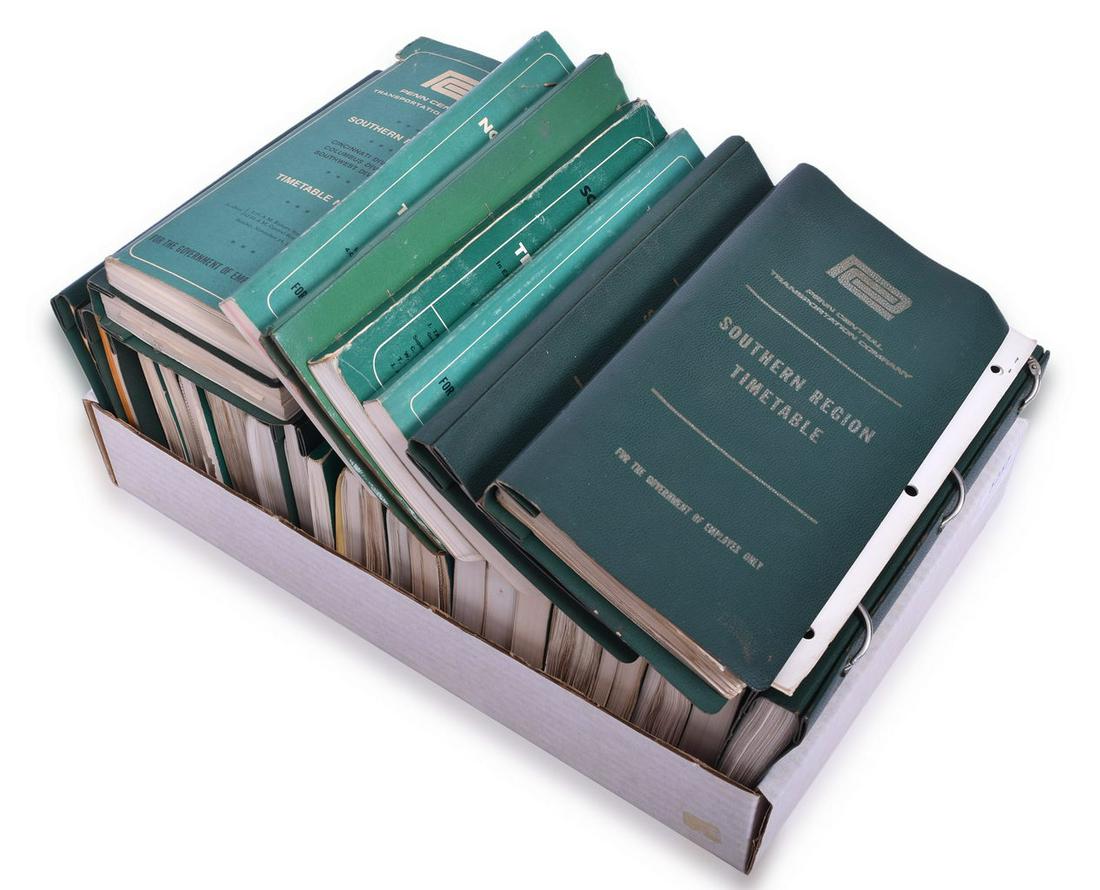 Twenty-nine Penn Central Railroad Employee Timetables - 1968 To 1975 ...