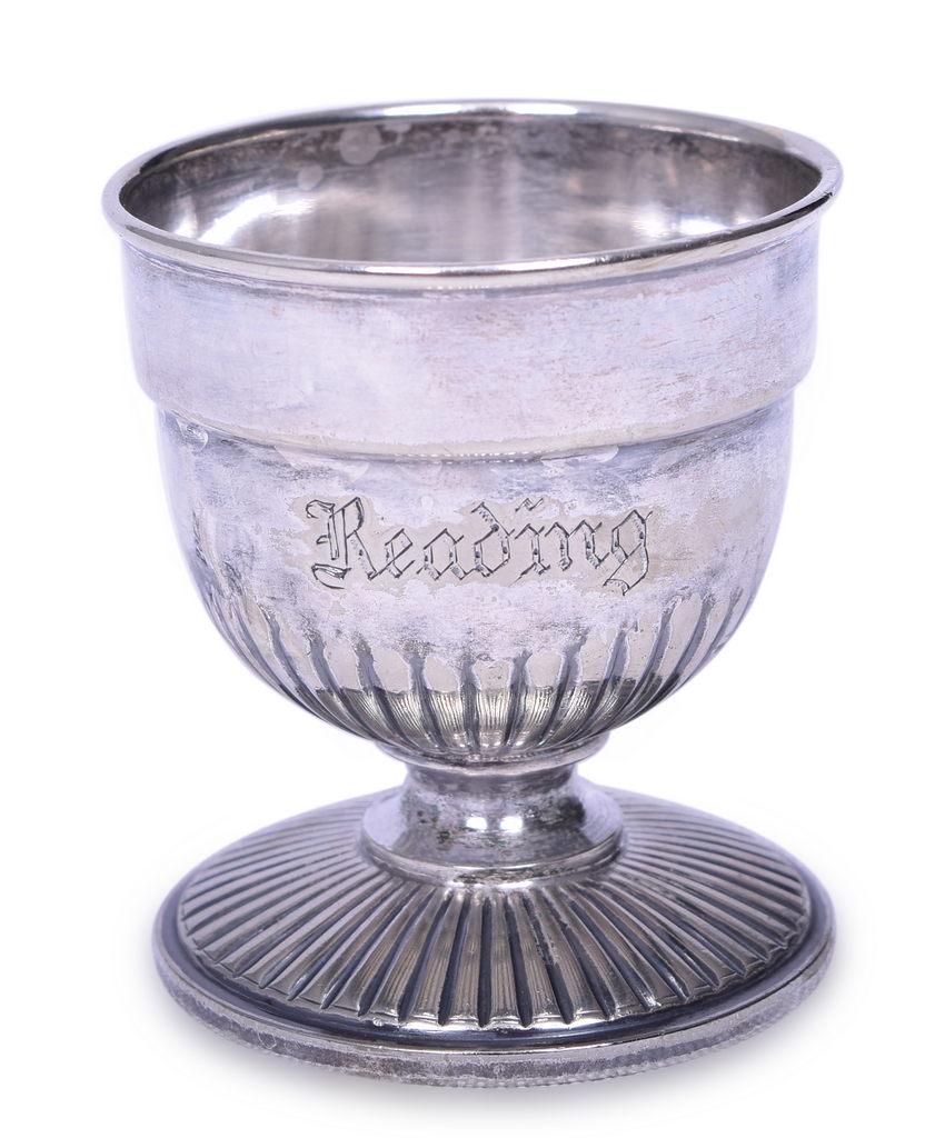 Silver Reading Railroad Pedestal Toothpick Holder Auction