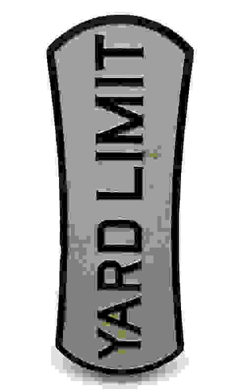 Cast Iron Railroad Yard Limit Sign Auction