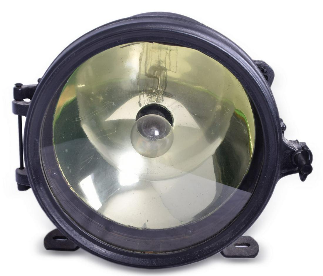 Golden Glow Railroad Locomotive Headlight Auction