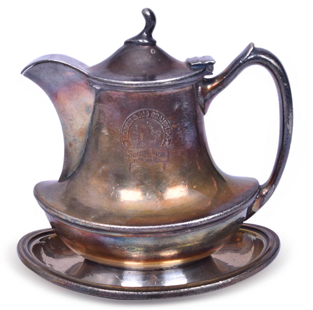 Denver & Rio Grande Western Railroad Silver Curecanti Syrup Pitcher ...
