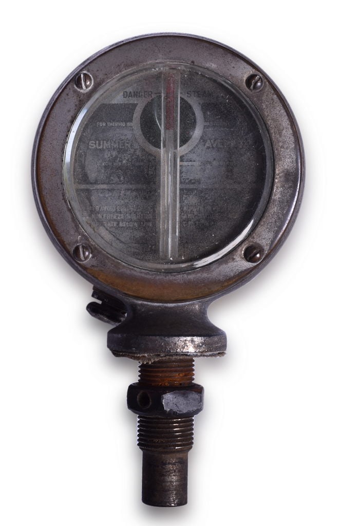 Boyce Universal Dual Body 3" Motometer - Radiator Temperature Gauge Auction