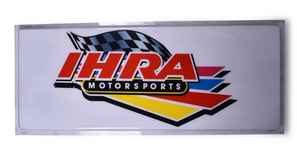 Ihra Motorsports Large Pan Face Sign From Summit Motorsports Park ...