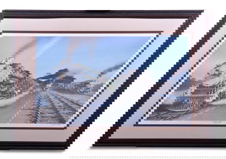 Jim Booth Southern Railway #1604 Rolling Thunder Signed And Numbered Print