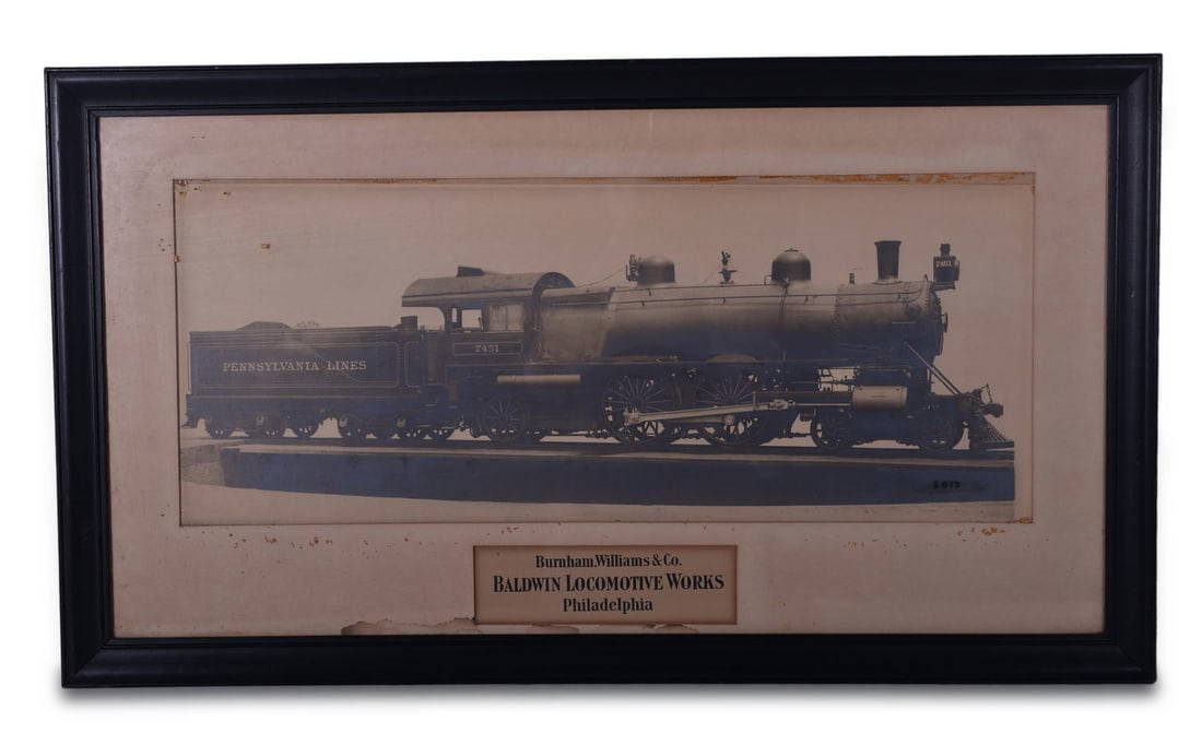 Baldwin Locomotive Works Pennsylvania Railroad E2 4-4-2 Locomotive ...
